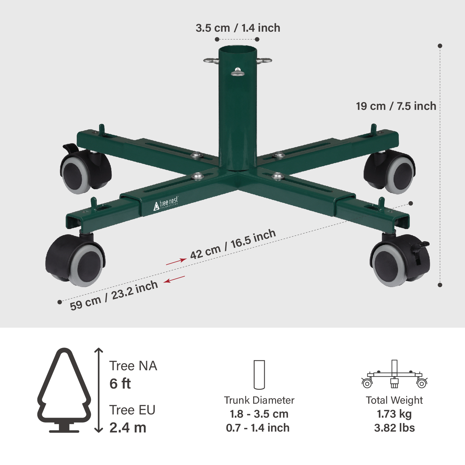 Movable Tree Stand for Artificial Trees
