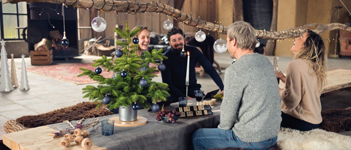 Tree Nest Christmas Tree Stand Base for 5ft Tabletop Modern Christmas ...